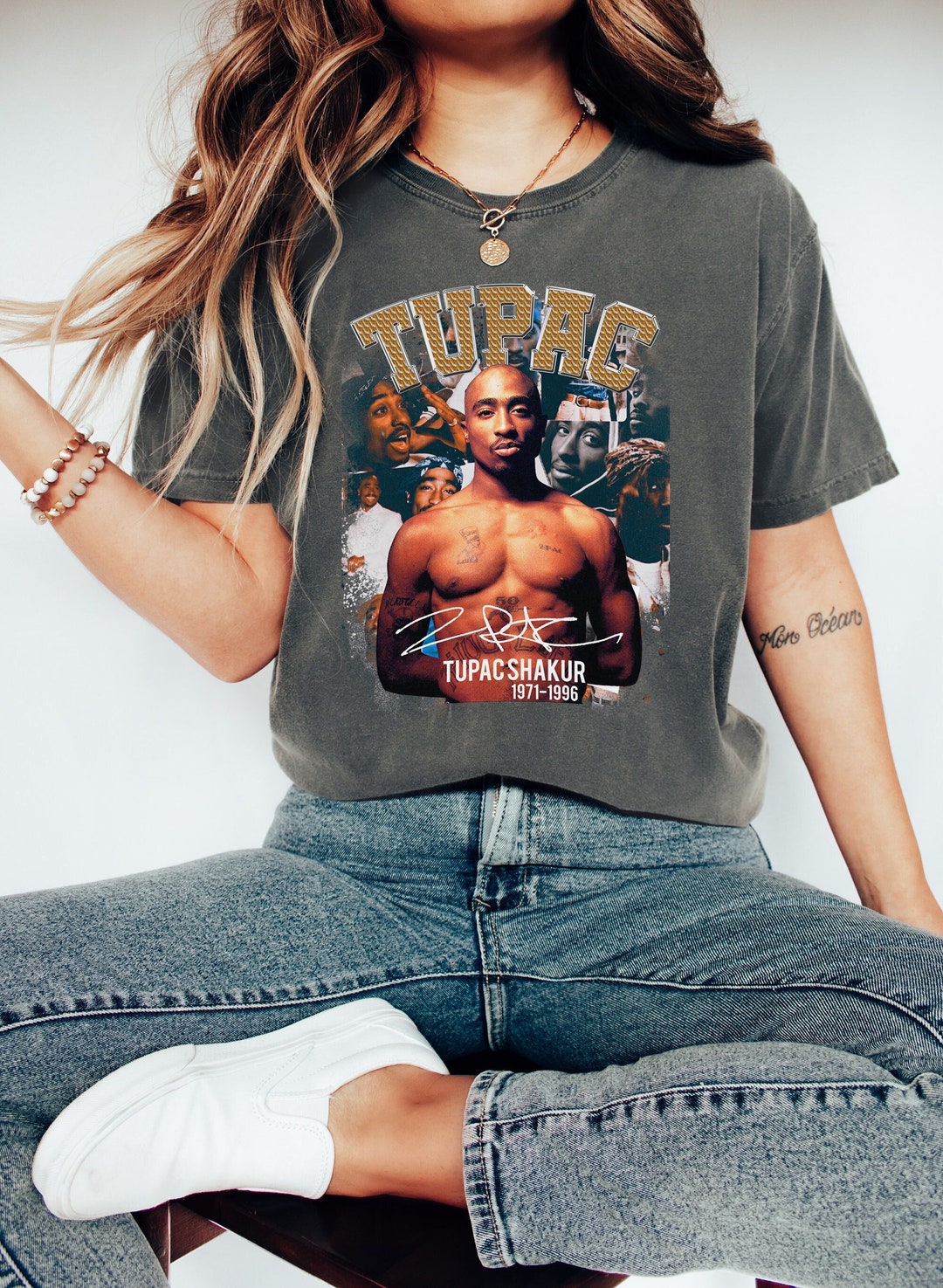 Retro 2pac California T-shirt Vintage 90s Merch Makaveli Bootleg ...