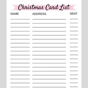 Christmas Gift Planner Printable. 32 Pg | Gift Tracker | Christmas ...