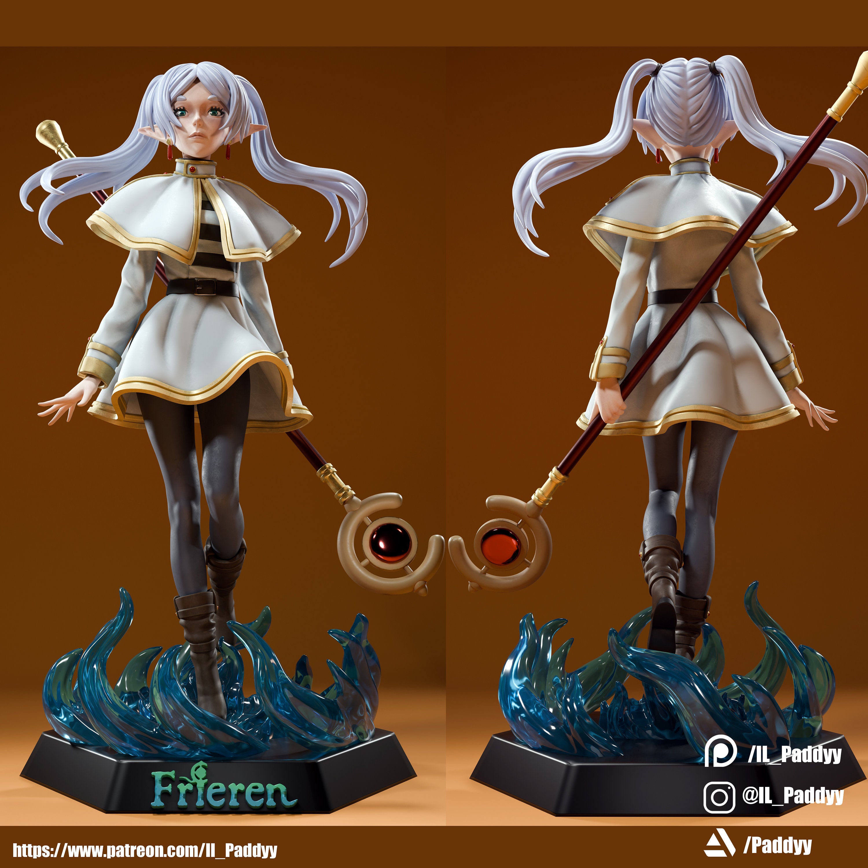 Frieren Unpainted Resin Kit - Etsy