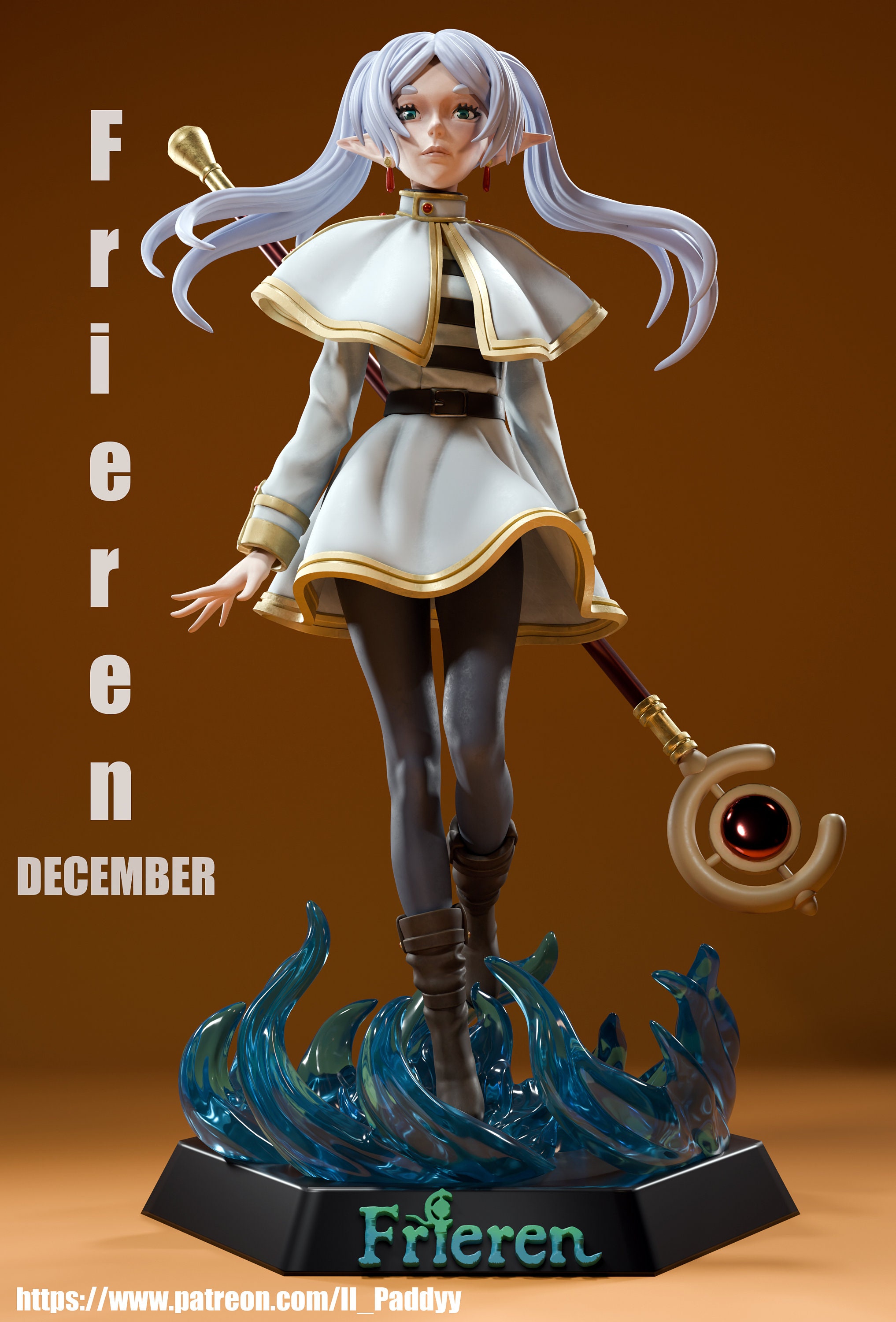 Frieren Unpainted Resin Kit - Etsy