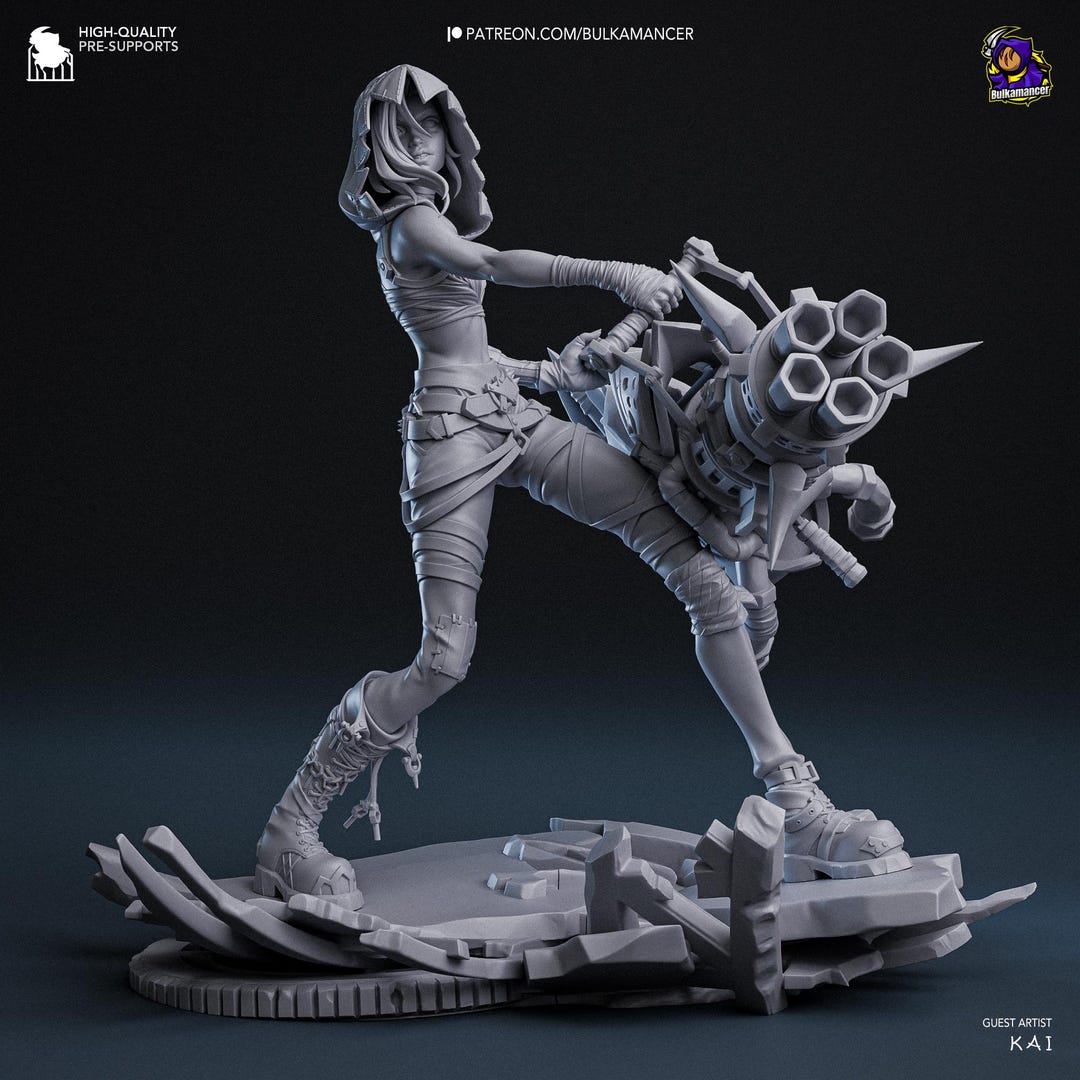 Jinx Unpainted Resin Kit - Etsy
