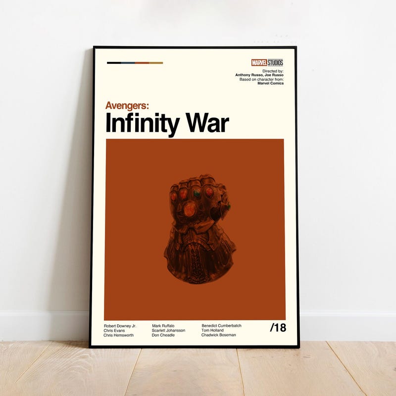 Infinity War Poster - Etsy