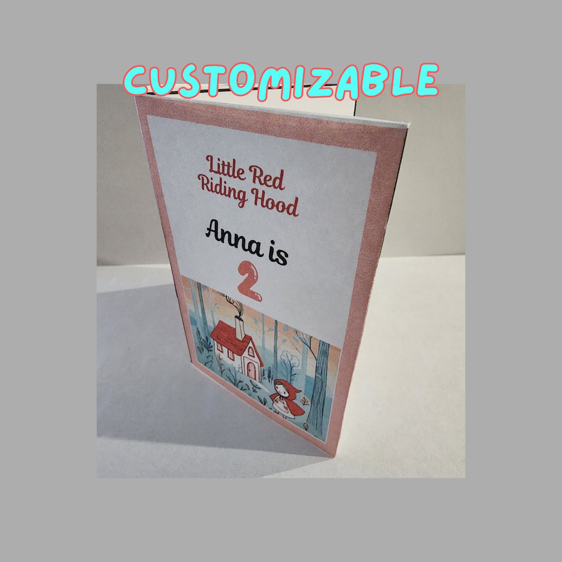 Mini Foldable Coloring Book: Little Red Riding Hood Party Favor ...