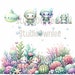 Undersea Wonders: 50 HQ Watercolor PNG Illustrations of Sea Ocean ...