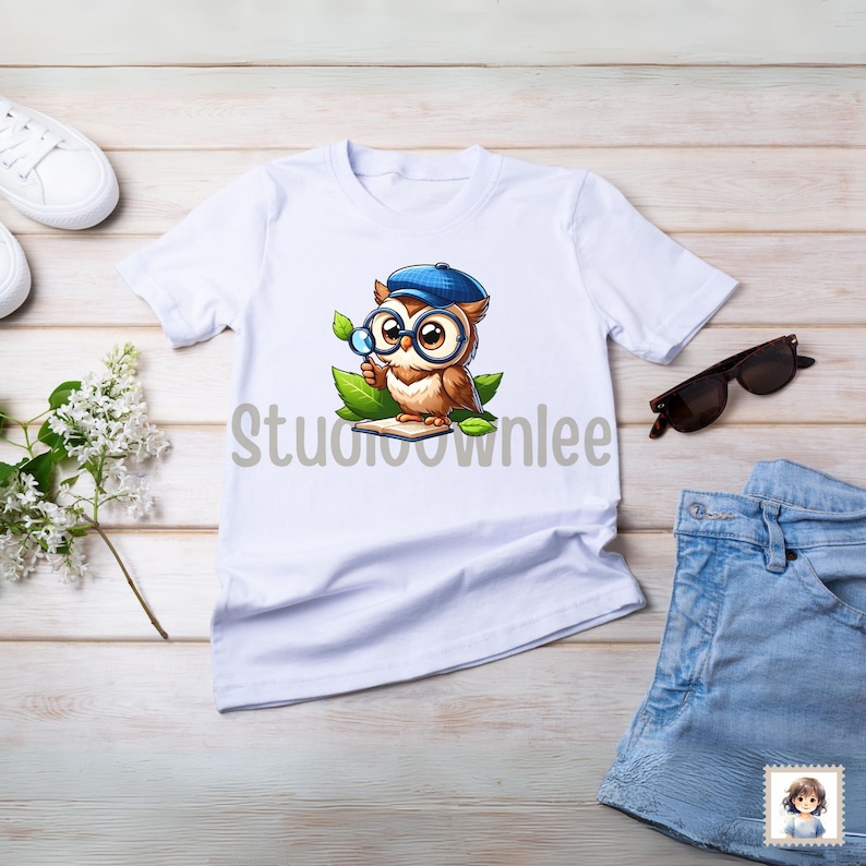 Whimsical School Owl Clipart 50 PNG Education Illustrations Back to ...