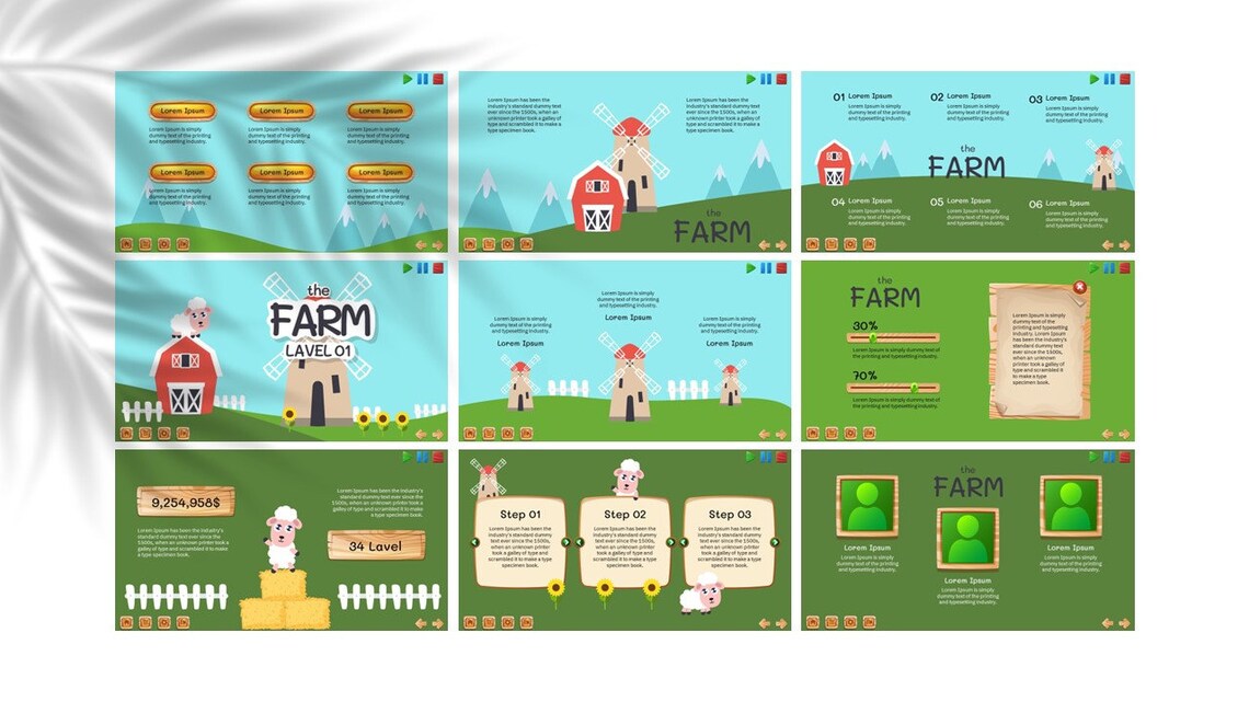 Adventure on the Farm: A Fun and Educational Powerpoint Game for Kids ...