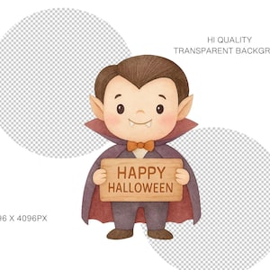 Cute Halloween Party Clipart Set – 50 Pngs | Kids Halloween Costume ...