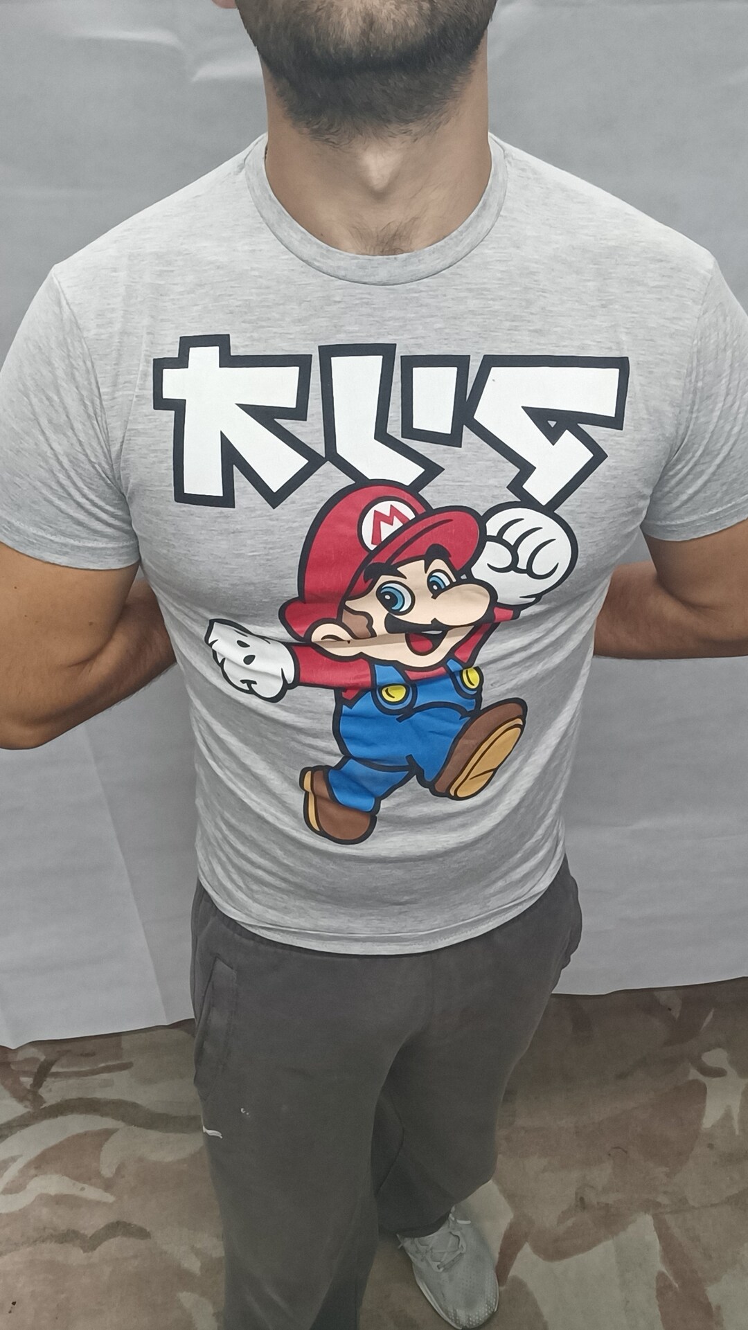 Gray Super Mario World T-shirt Size XS - Etsy