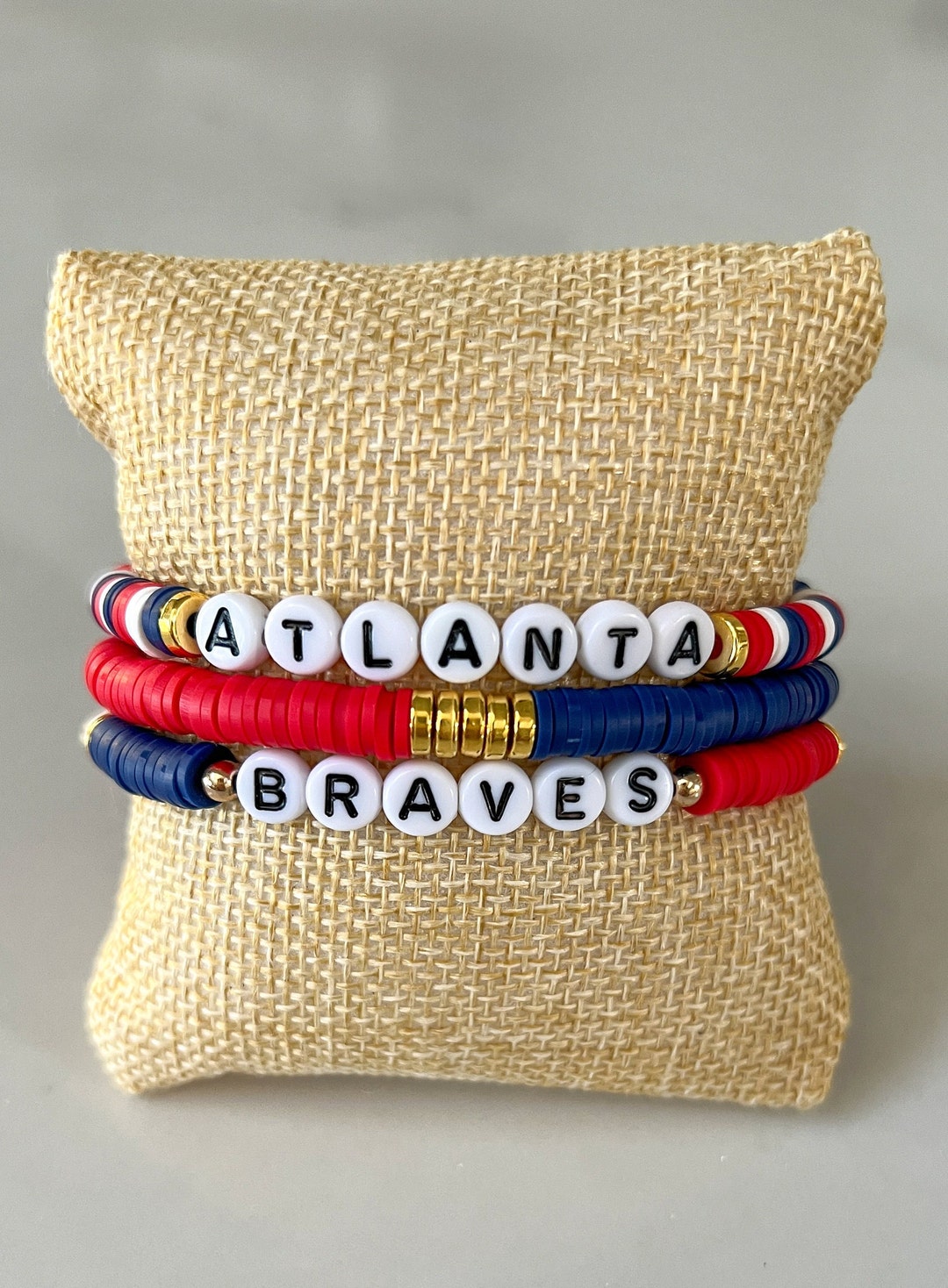 Atlanta Braves Braceletes, MLB Bracelets, Baseball Bracelets, Atlanta ...