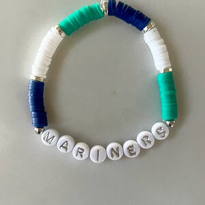 Seattle Mariners Bracelets, MLB Bracelets, Baseball Bracelets, Seattle ...
