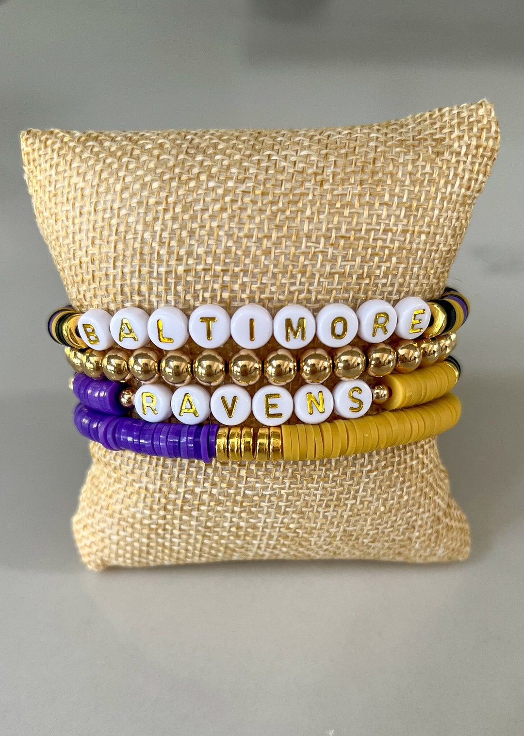 Baltimore Ravens Bracelets, Ravens Bracelets, NFL Bracelets, Football ...