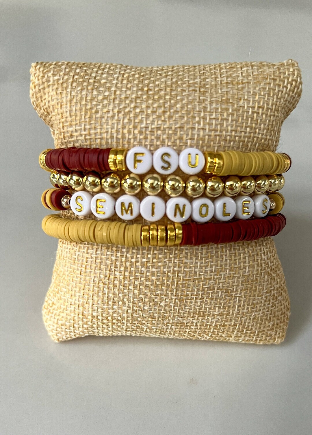 Florida State Seminole Bracelets, FSU Jewelry, FSU Gift, Noles ...