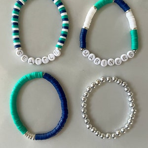 Seattle Mariners Bracelets, MLB Bracelets, Baseball Bracelets, Seattle ...