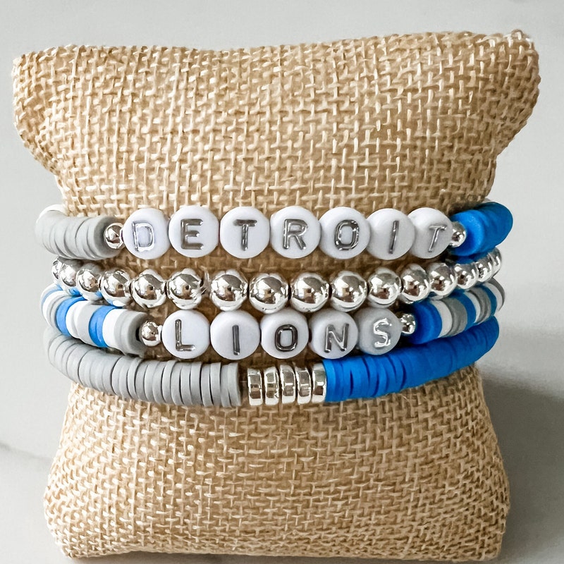 Nfl Football Bead Braclets - Etsy