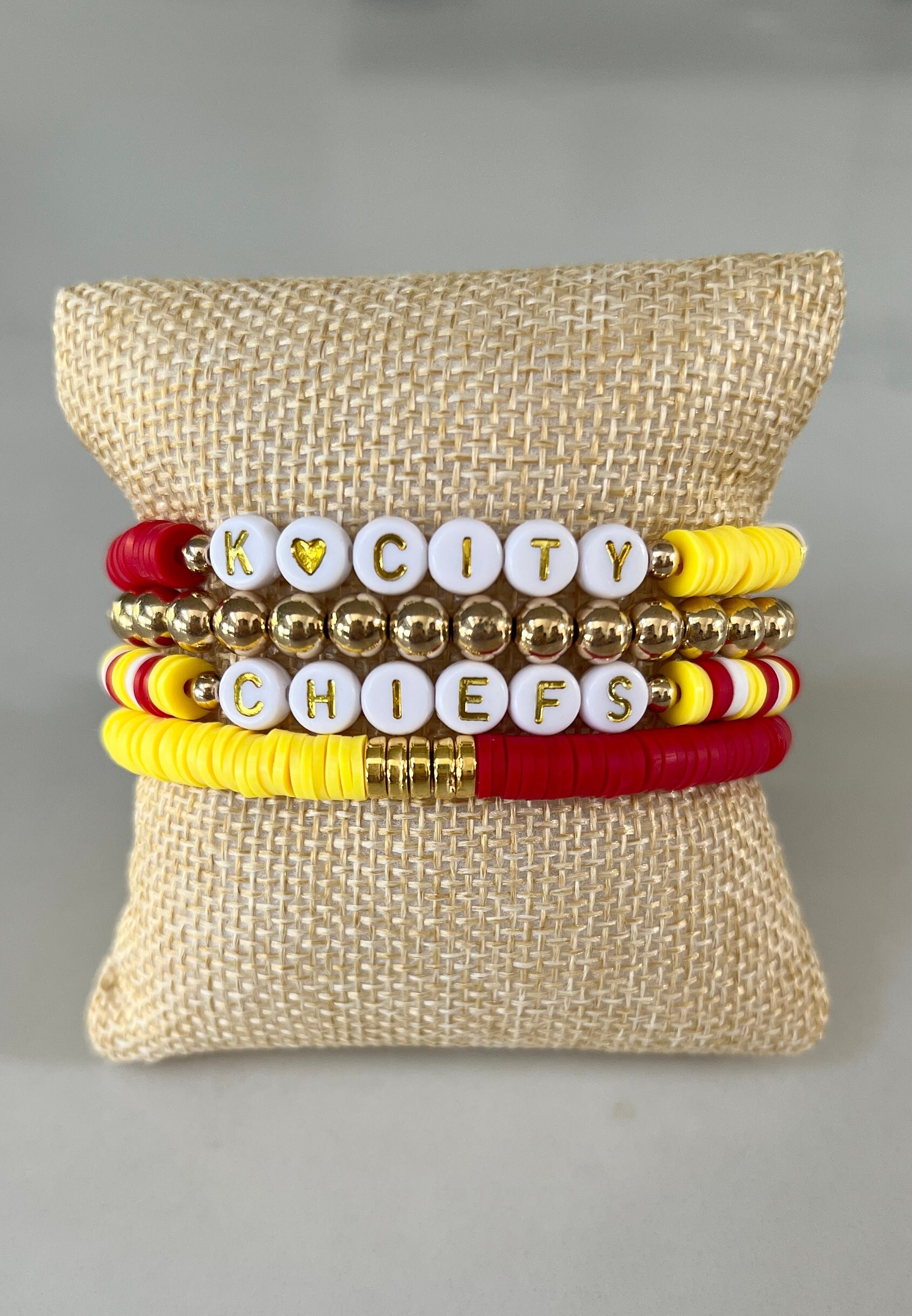 Kansas City Chiefs Bracelets, Chiefs Bracelets, Super Bowl Bracelets ...