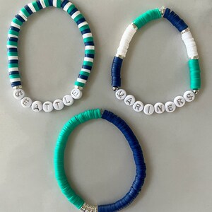 Seattle Mariners Bracelets, MLB Bracelets, Baseball Bracelets, Seattle ...