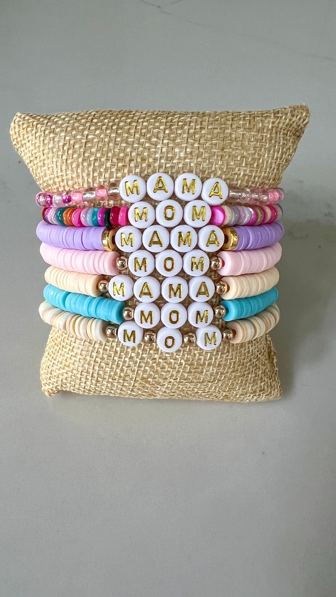 Custom Name Bracelets, Mom Bracelets, Grandma Bracelets, Birthday Gift ...