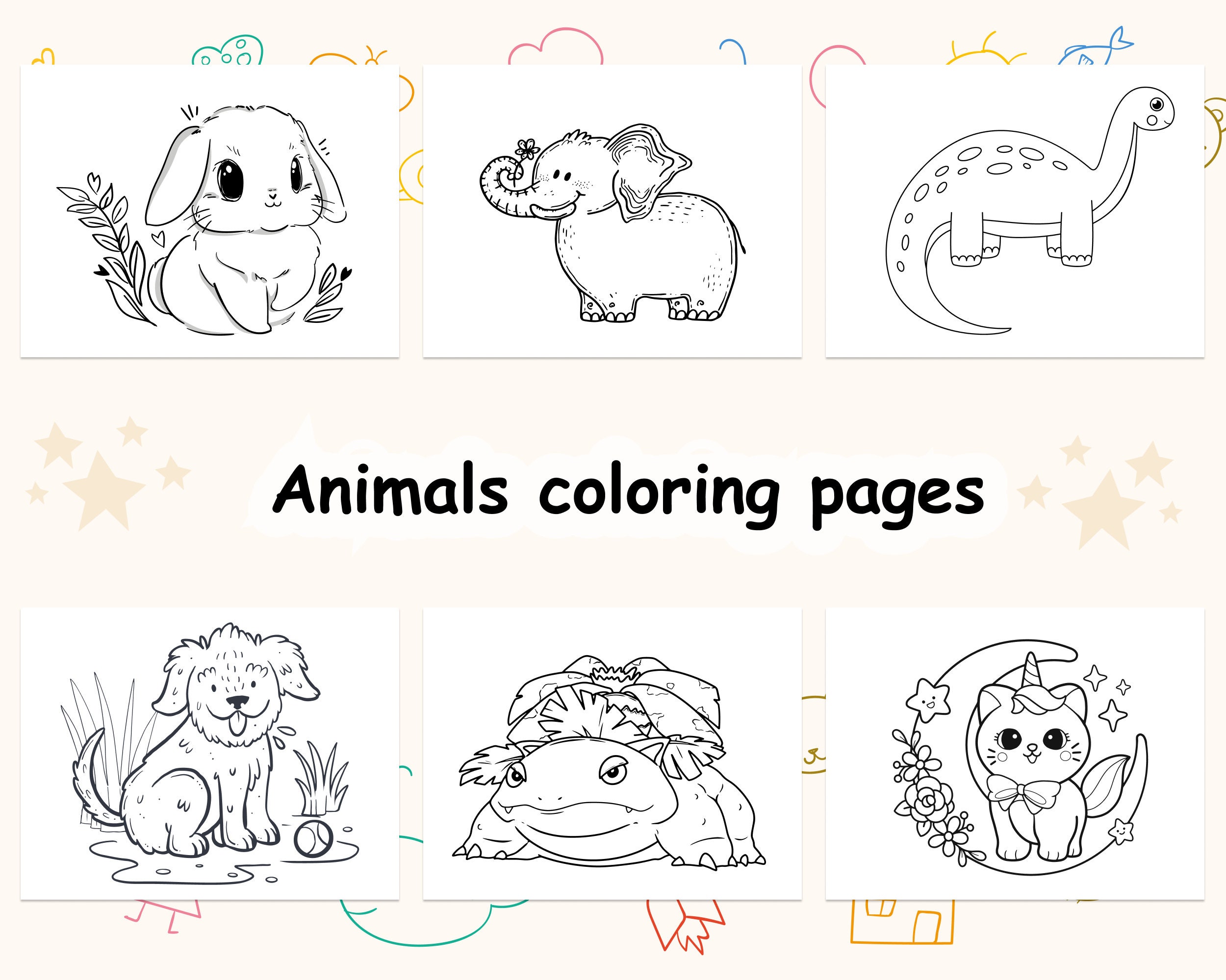 Printable Colouring Sheets Printable, 1500 Easy Coloring Pages for Kids ...