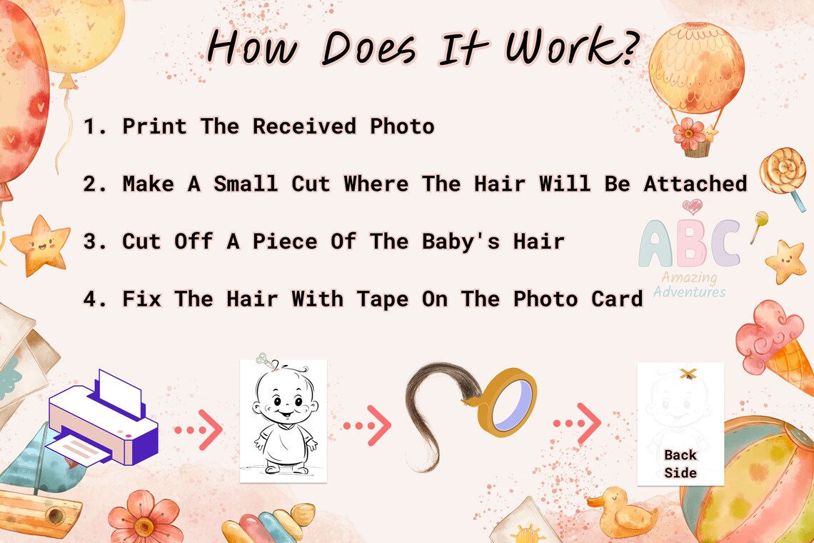 Baby's First Haircut | Personalized Baby Gift | Baby Memory Frame | 1st ...