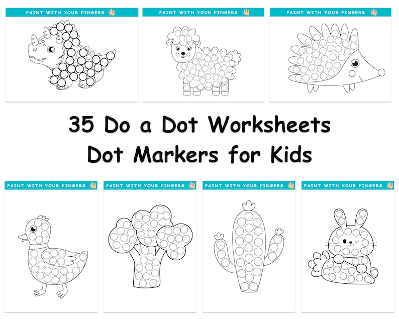 Dotty Wonders | Dot Marker Set for Kids, Do-a-dot Painting or Bingo ...