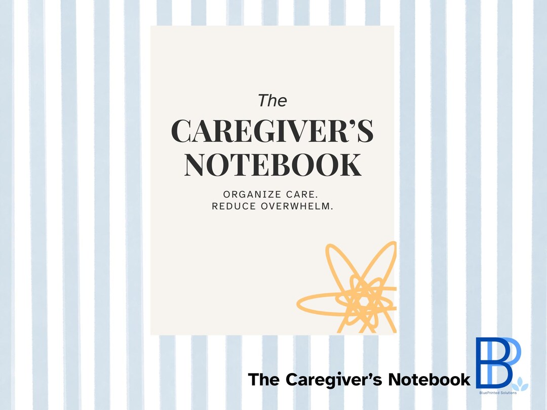 The Caregiver's Notebook - Etsy
