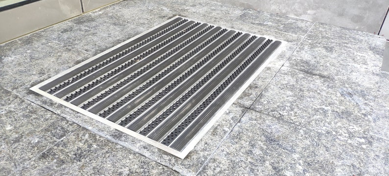 Entrance Metal Mat System. Mat Well, Frame, Screws. Handmade Aluminum ...