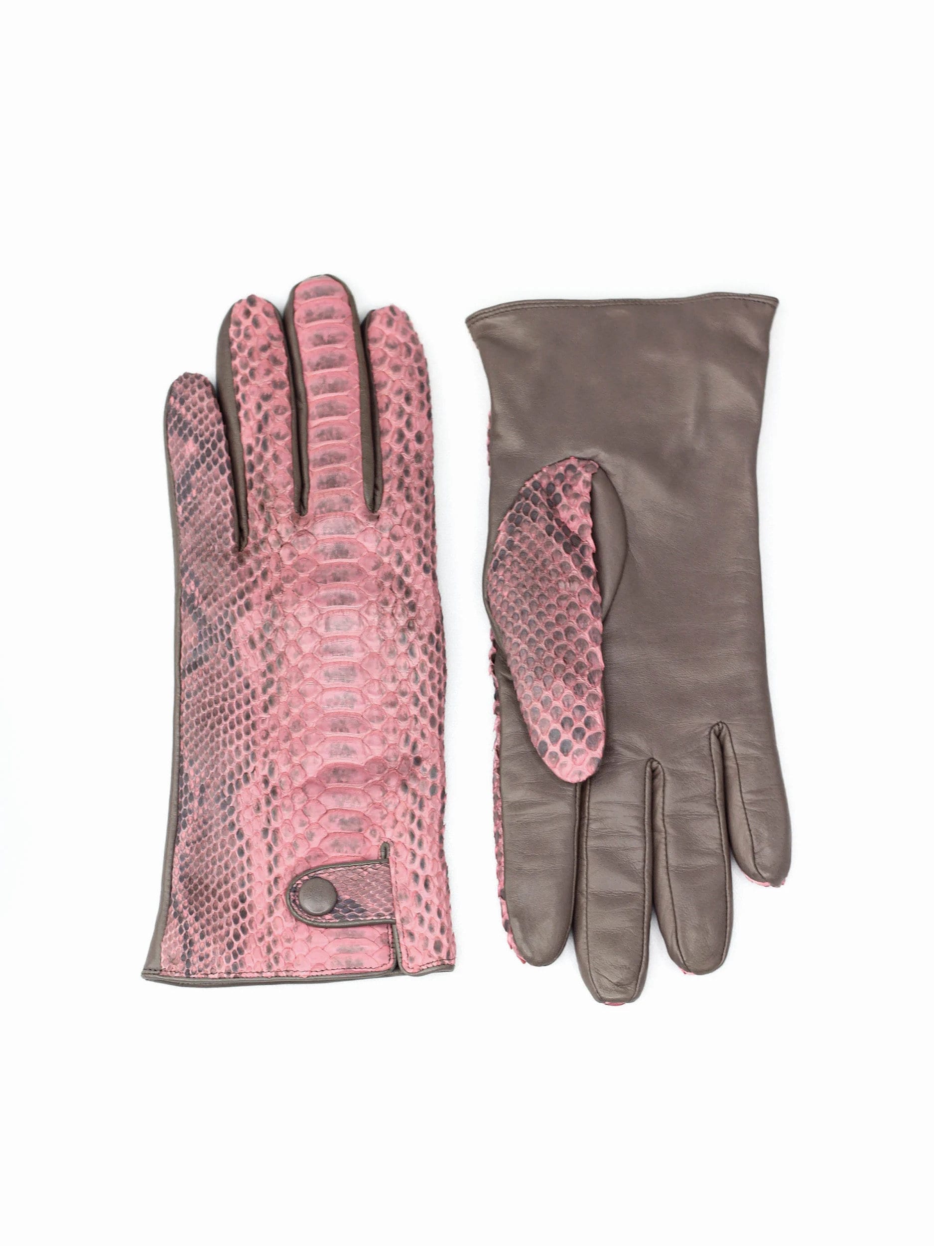 Premium Winter Python Gloves Black or Blue Color, Made From Original ...