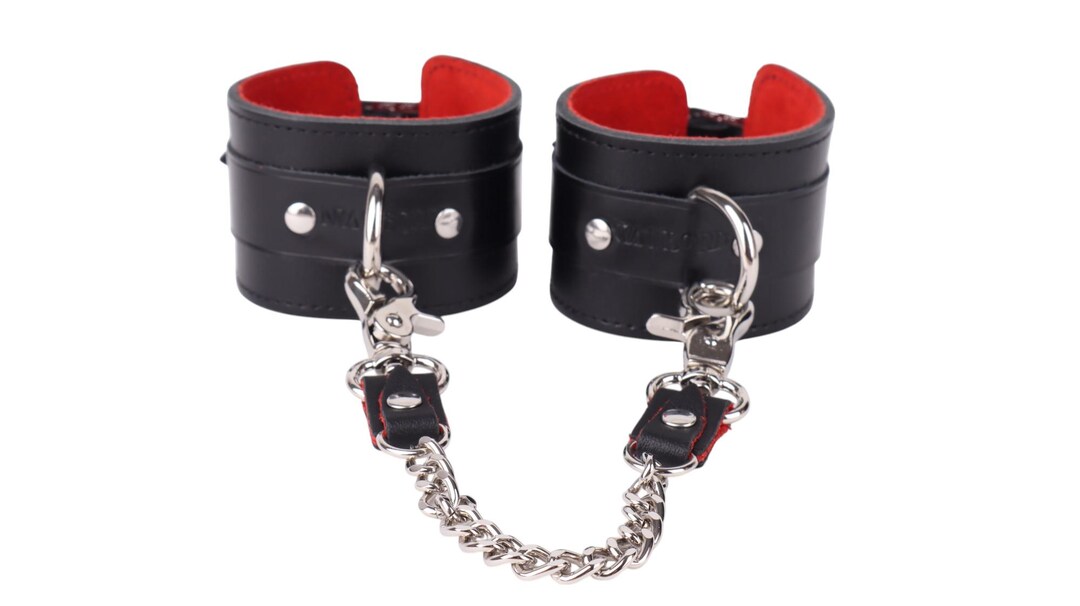 Genuine Leather Handcuffs for Adult Play - Etsy
