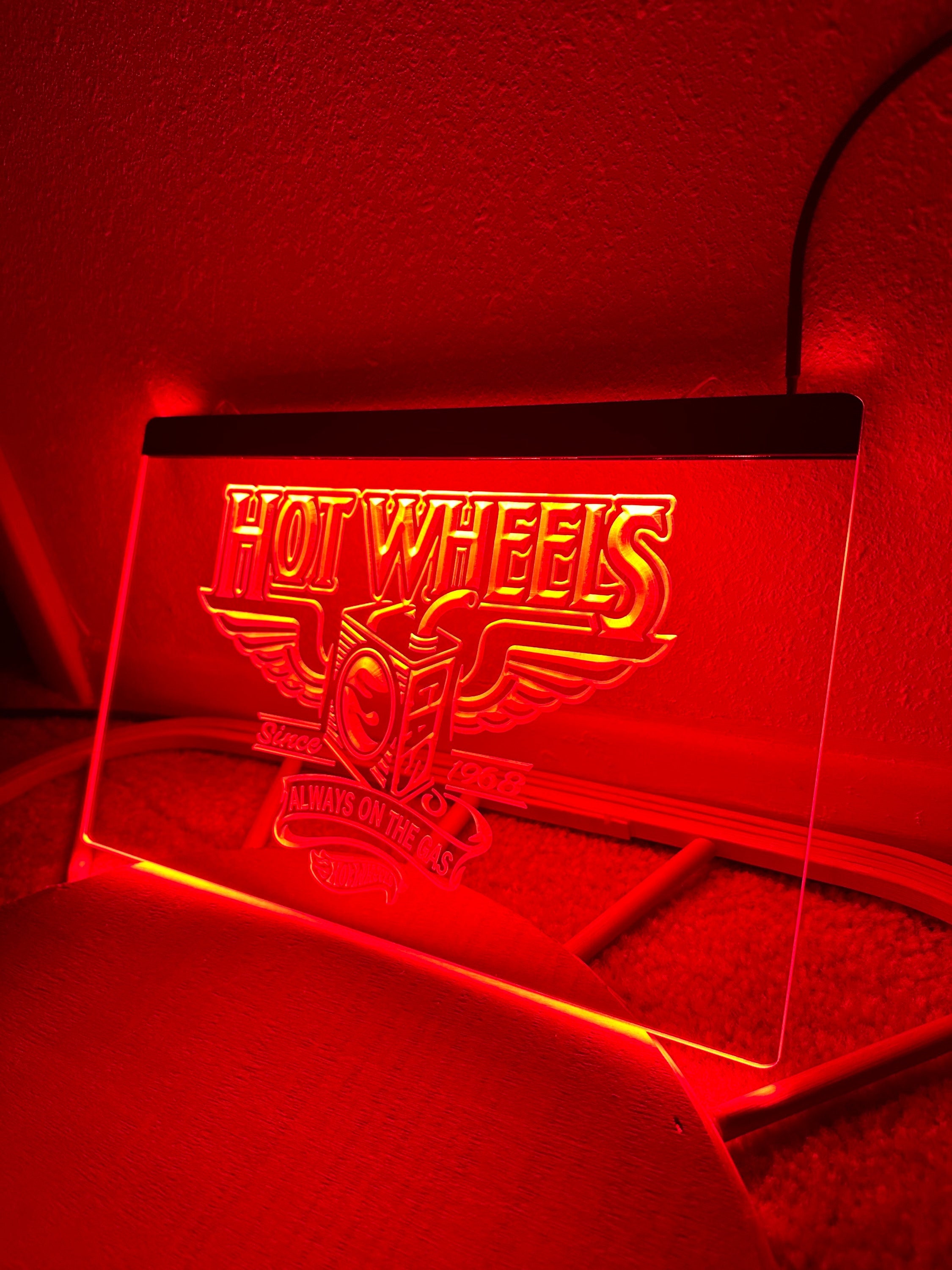 Hot Wheels LED Neon Sign Light 8x12 - Etsy