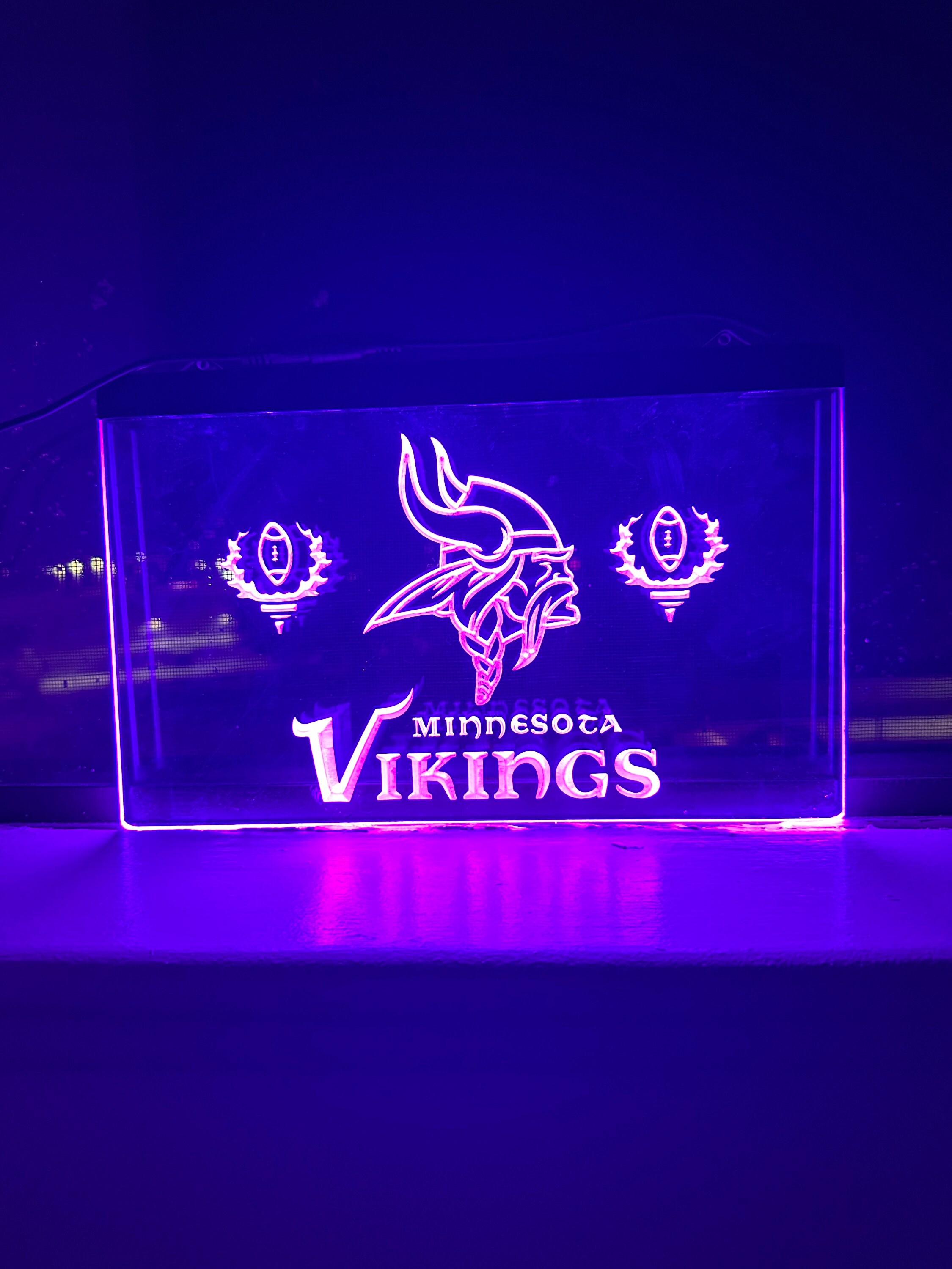 Minnesota Vikings LED Neon Sign Light 8x12 - Etsy