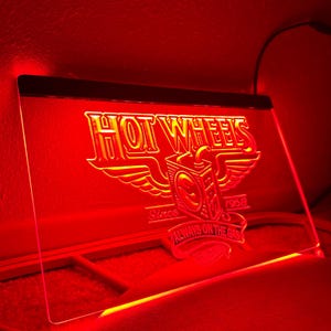 Hot Wheels LED Neon Sign Light 8x12 - Etsy