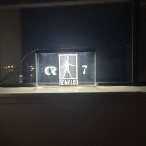 Ronaldo CR7 LED Neon Sign Light 8x12 - Etsy