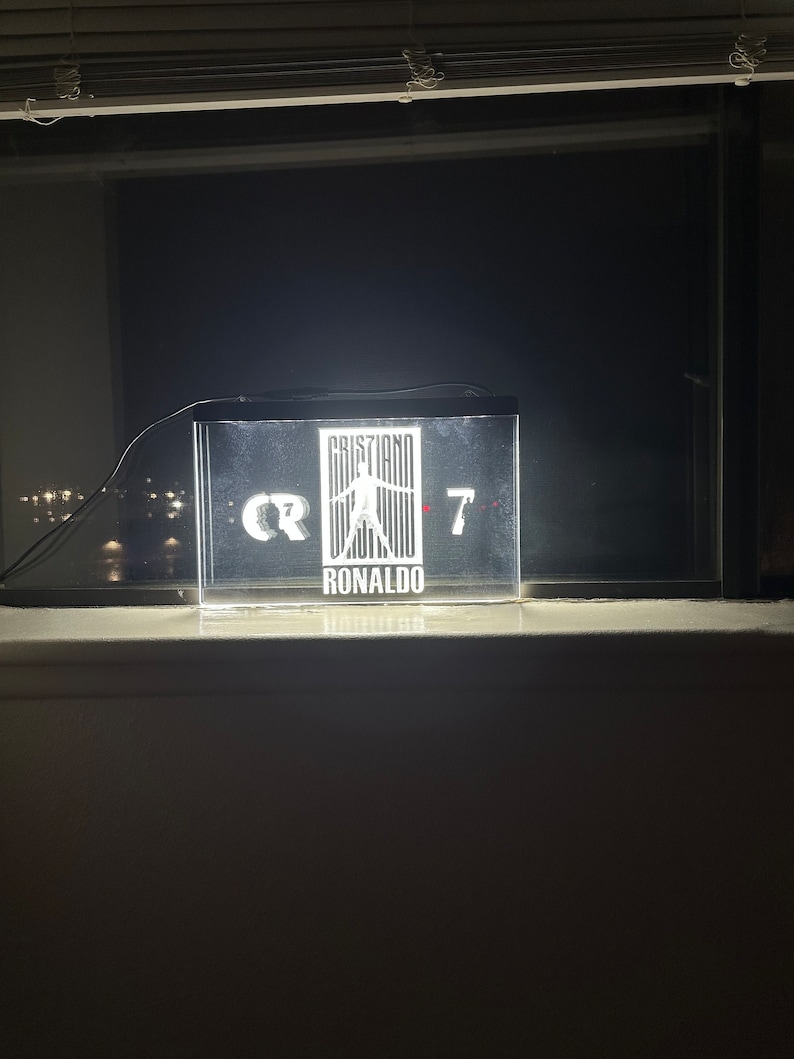 Ronaldo CR7 LED Neon Sign Light 8x12 - Etsy