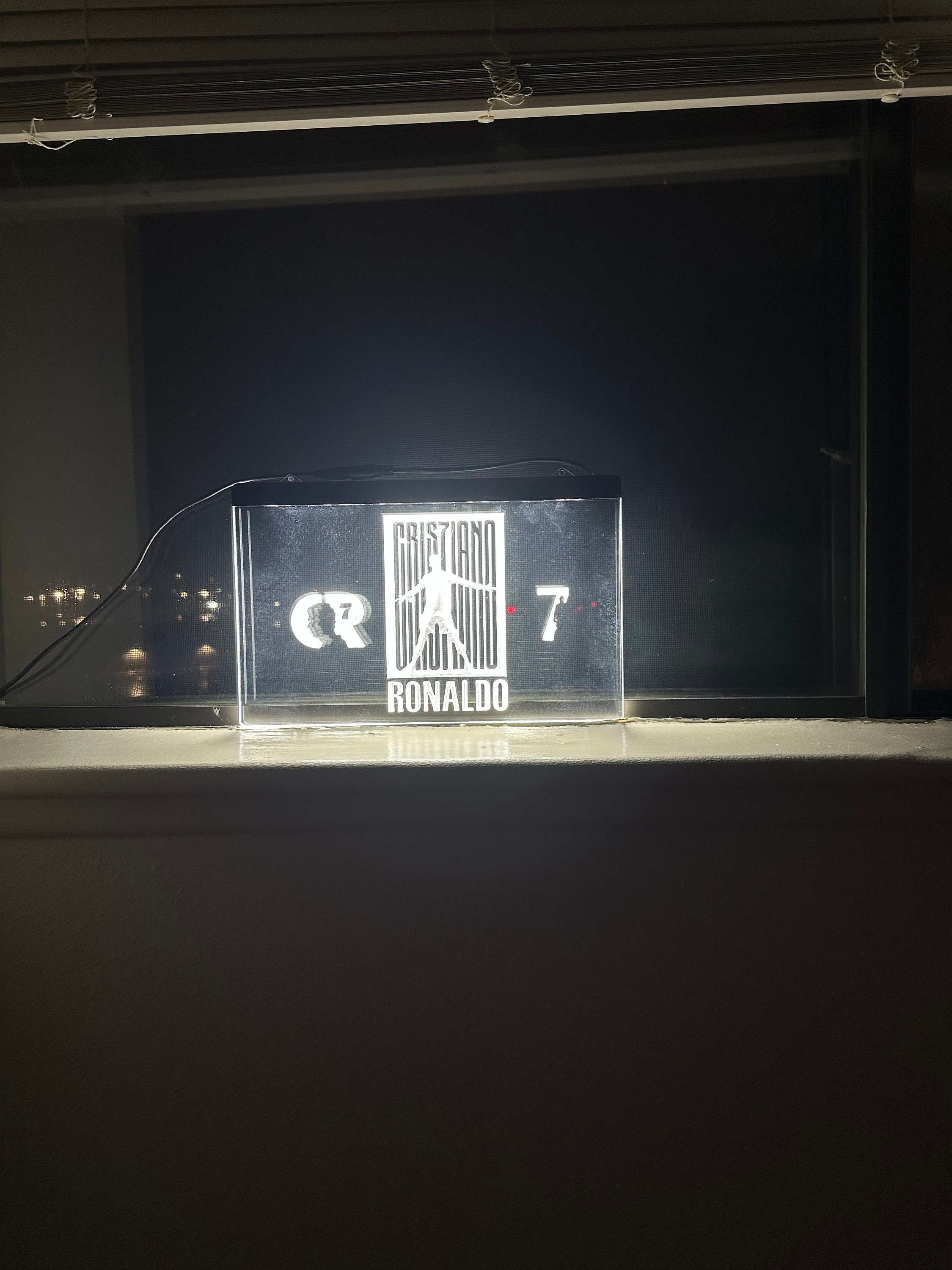 Ronaldo CR7 LED Neon Sign Light 8x12 - Etsy