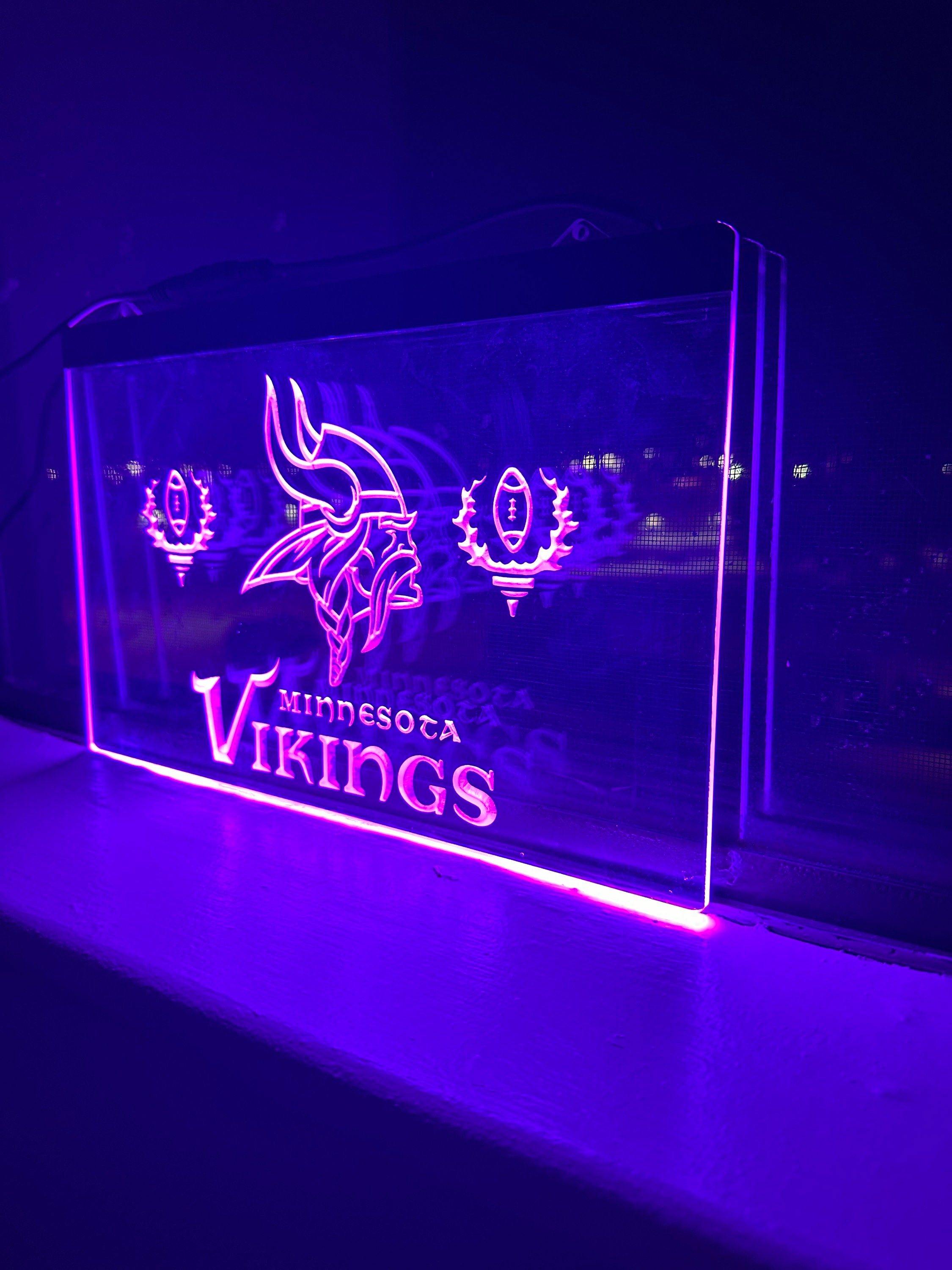 Minnesota Vikings LED Neon Sign Light 8x12 - Etsy