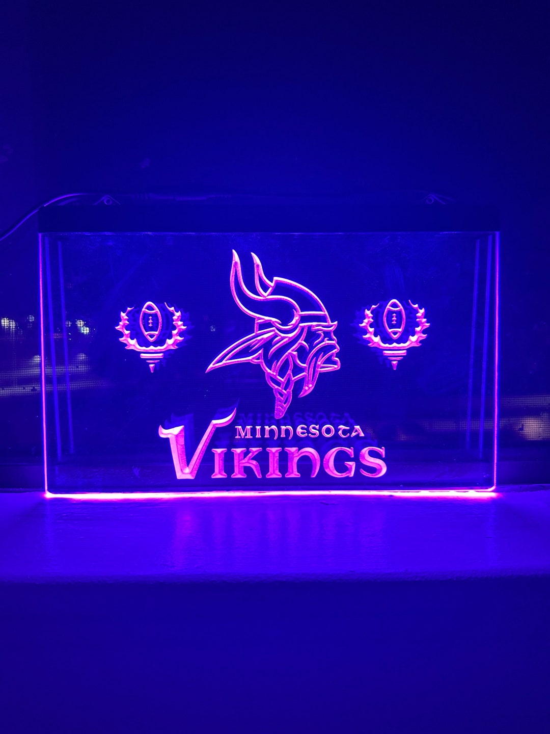 Minnesota Vikings LED Neon Sign Light 8x12 - Etsy