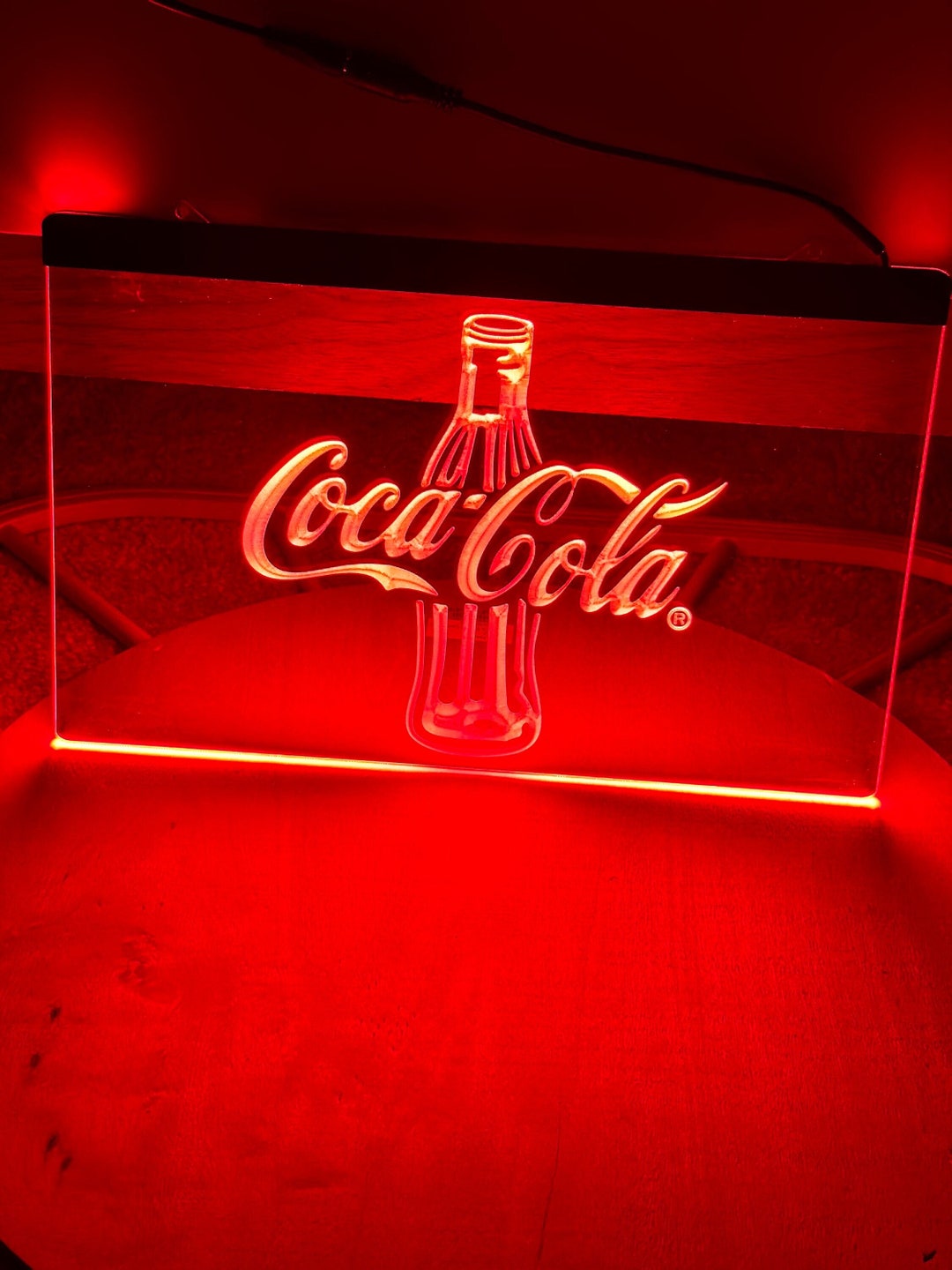 Coca-cola LED Neon Sign Light 8x12 - Etsy