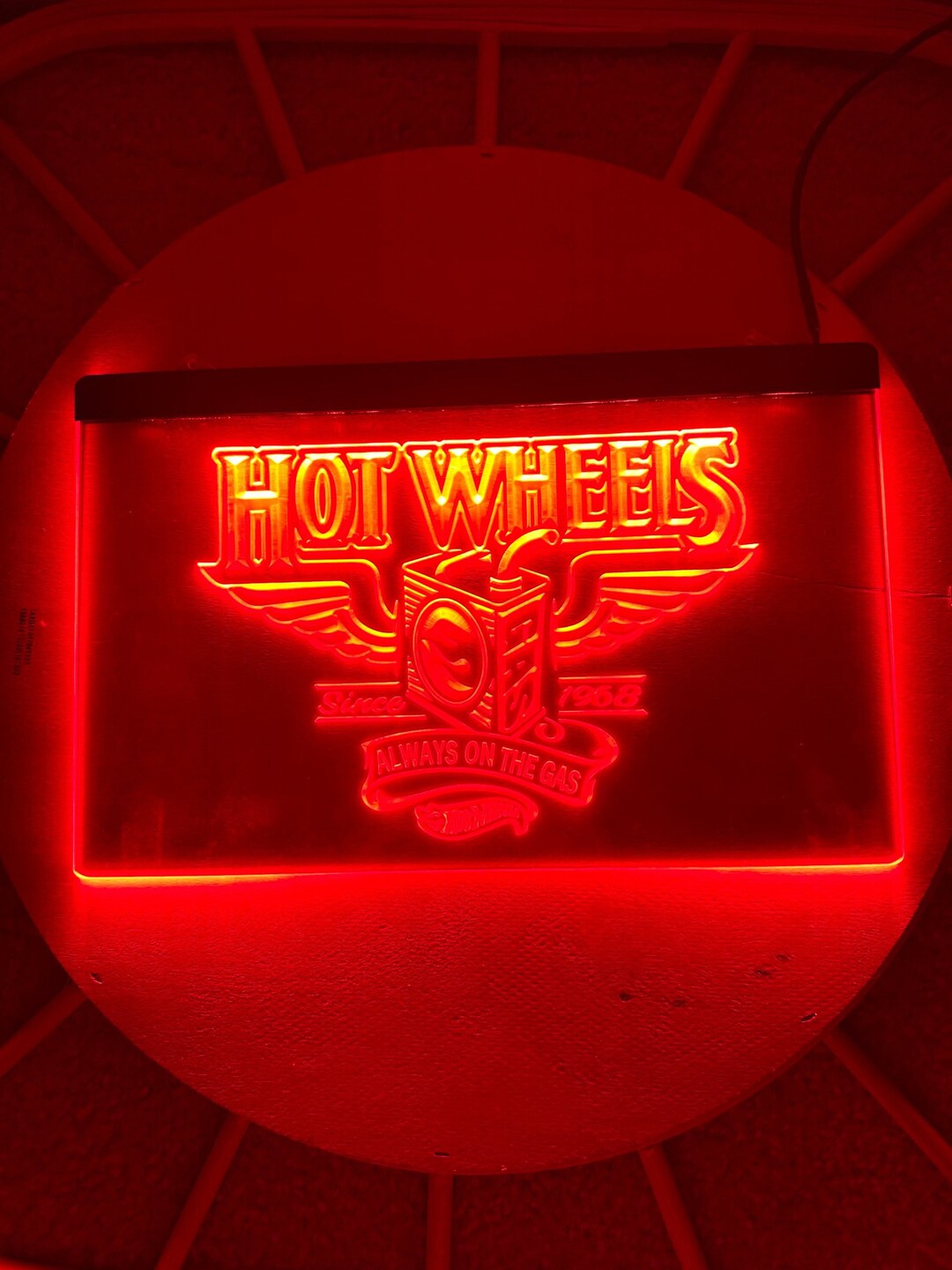 Hot Wheels LED Neon Sign Light 8x12 - Etsy