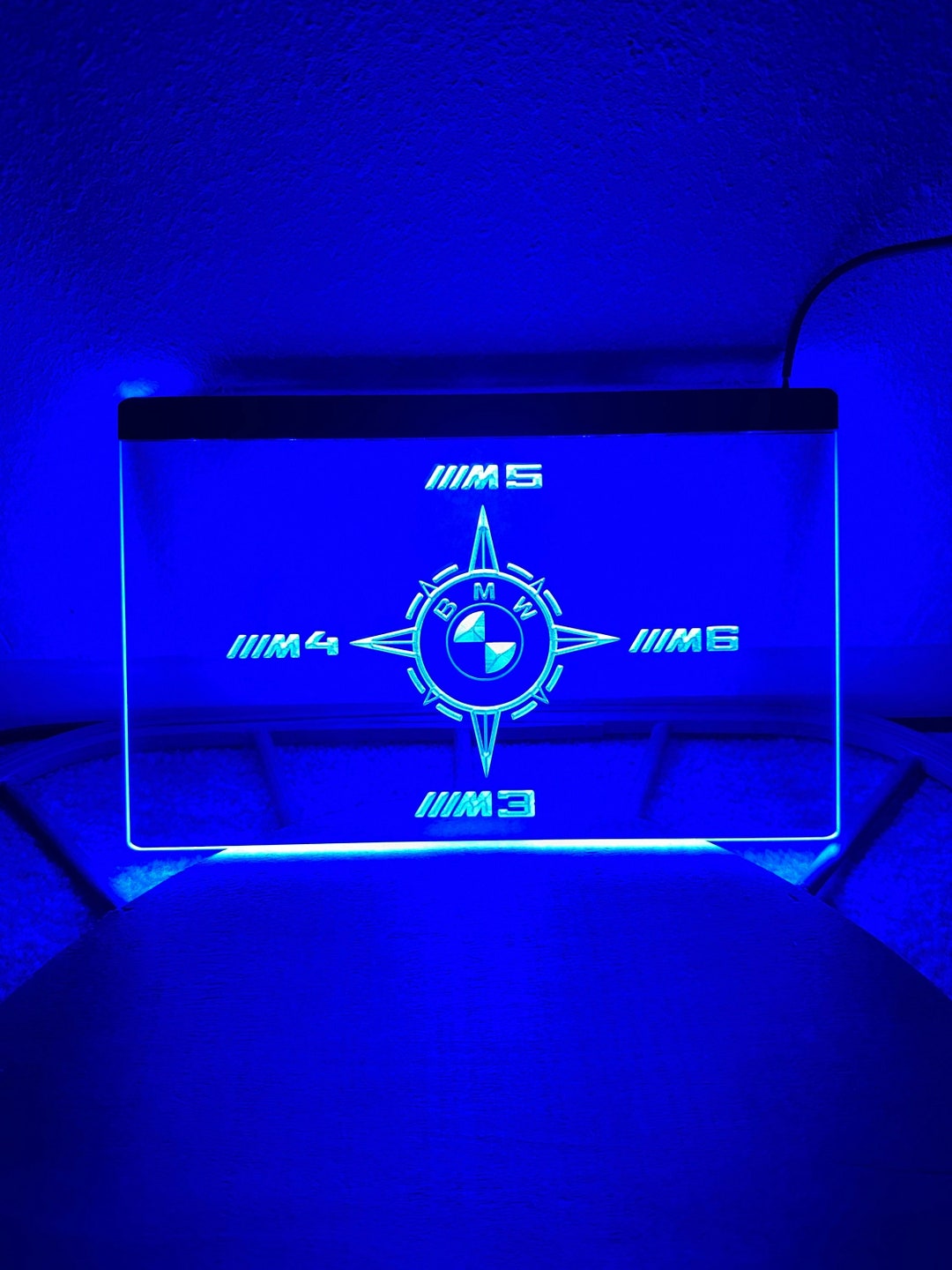 BMW Compass LED Neon Sign Light 8x12 - Etsy