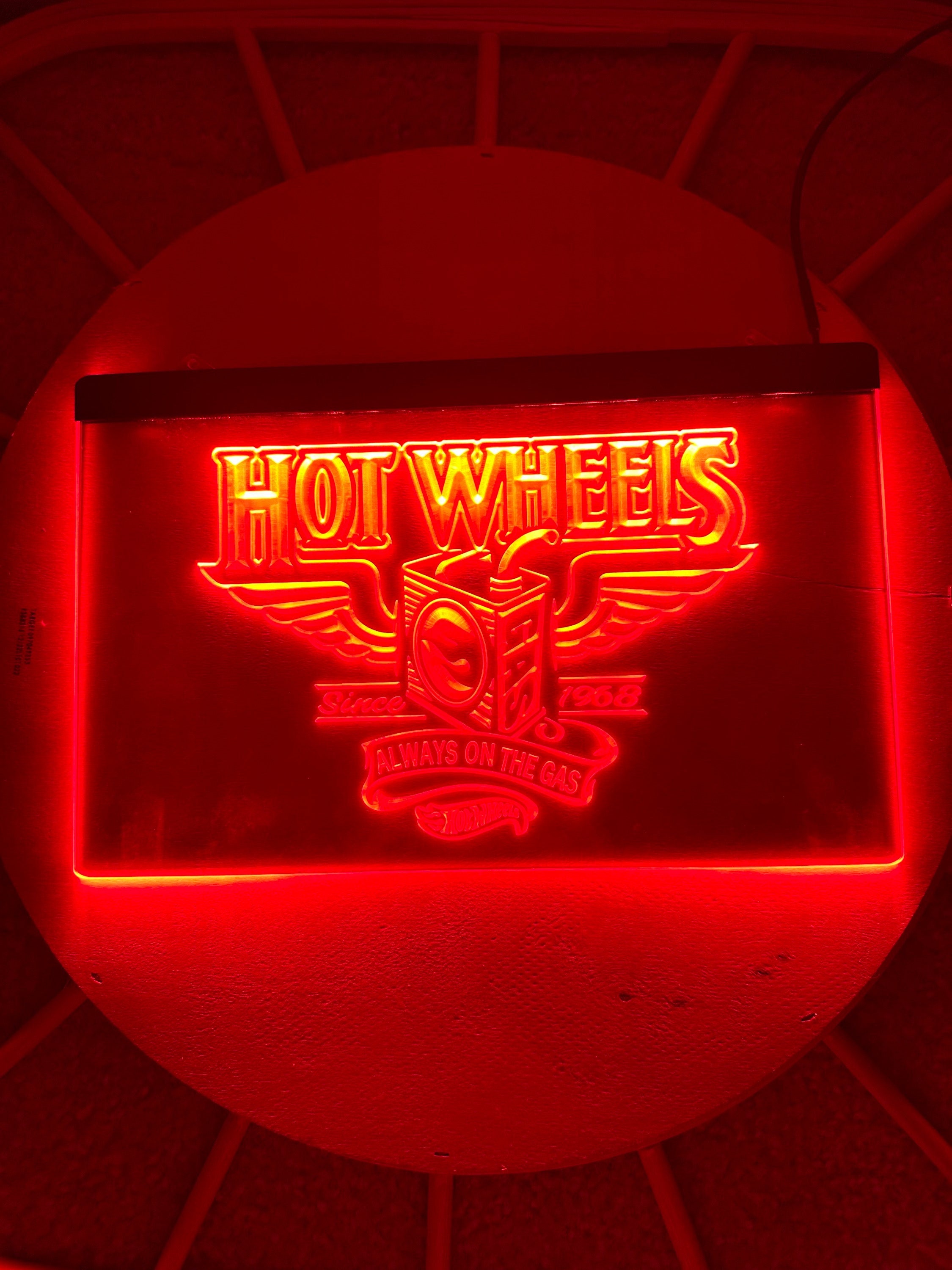 Hot Wheels LED Neon Sign Light 8x12 - Etsy