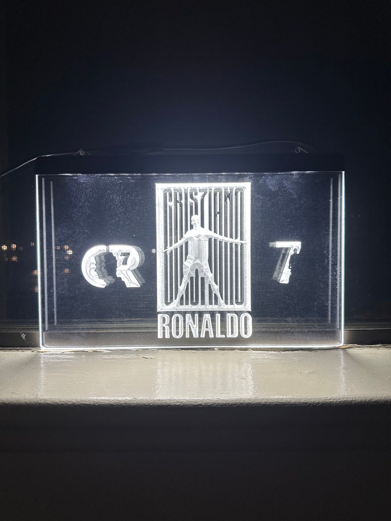 Ronaldo CR7 LED Neon Sign Light 8x12 - Etsy