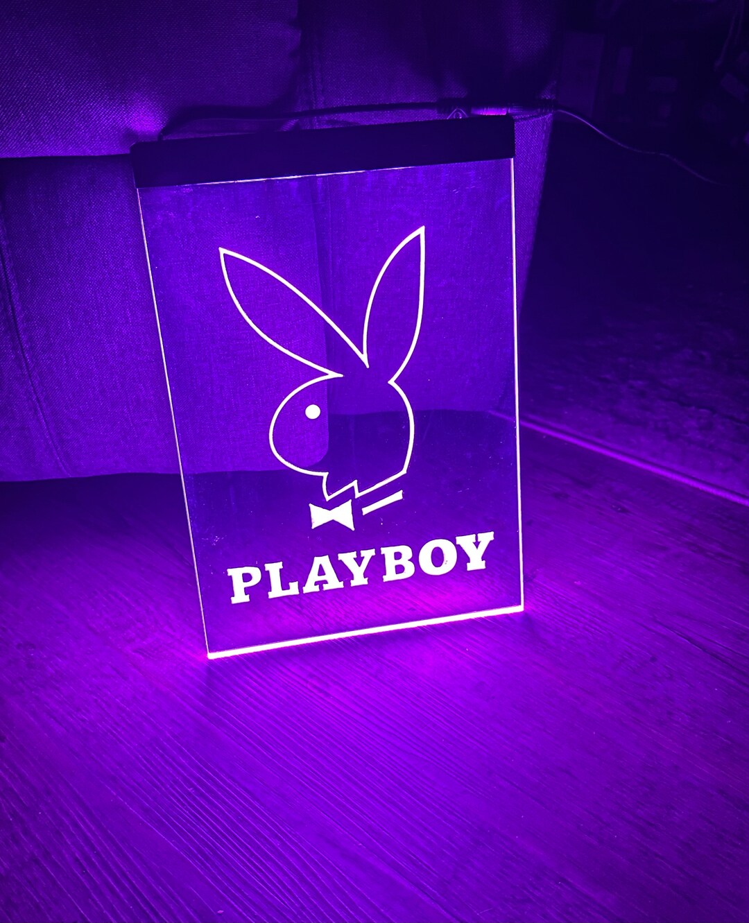 Playboy LED Neon Sign Light 8x12 - Etsy