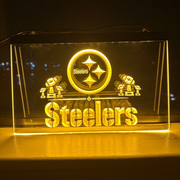 Steelers Bar Decor - Etsy