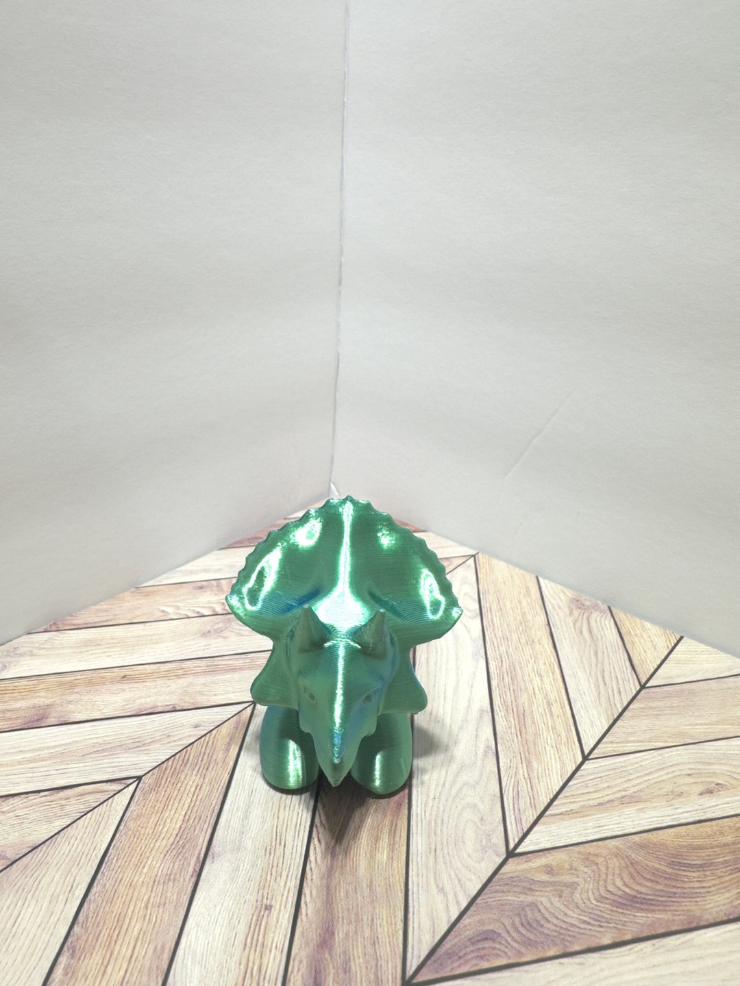 Triceratops Desktop Buddy 3D Printed Dinosaur Toy Office Desk Decor Fun ...