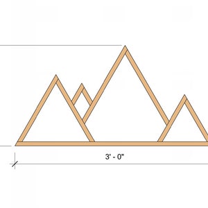 4 Peak Mountain Shelf Step by Step DIY Building Plans - Etsy
