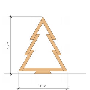 DIY Christmas Tree Step by Step Building Plans - Etsy