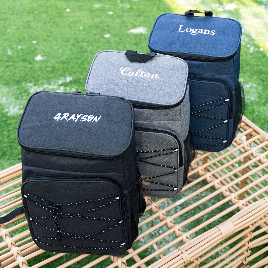 Beer Cooler Backpack, Groomsmen Gifts, Personalized Beach Picnic ...