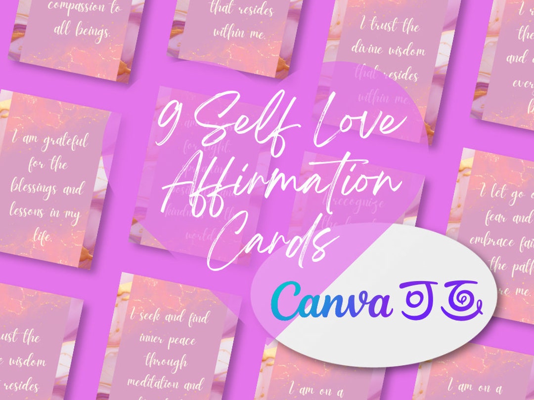 Self Love Affirmation Cards Women's Gift Empowerment Card for Women ...