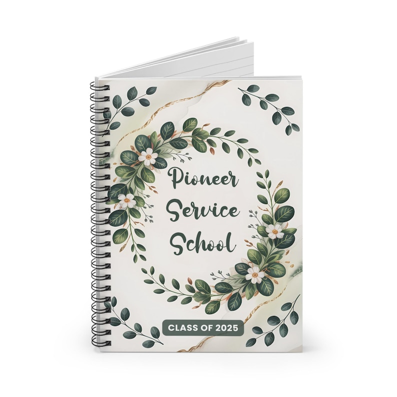 Pioneer Service School 2025 Notebook - JW Gift for Jehovah's Witnesses ...