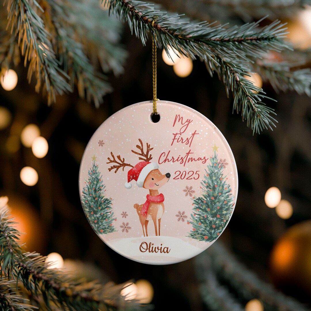 Personalized Baby's First Christmas Ornament, My First Christmas ...